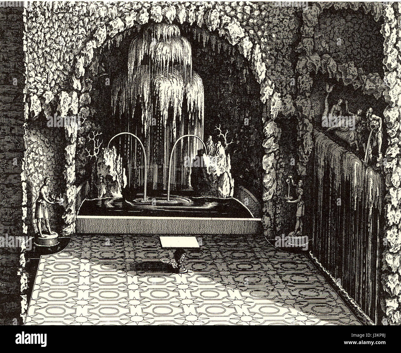 The Grotte im Hortus Palatinus von Salomon de Caus refers to a grotto ...