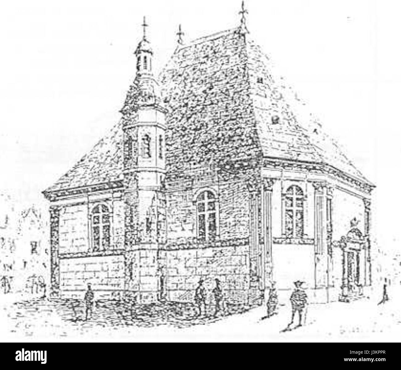 Protestant temple reformation church france hi-res stock photography ...