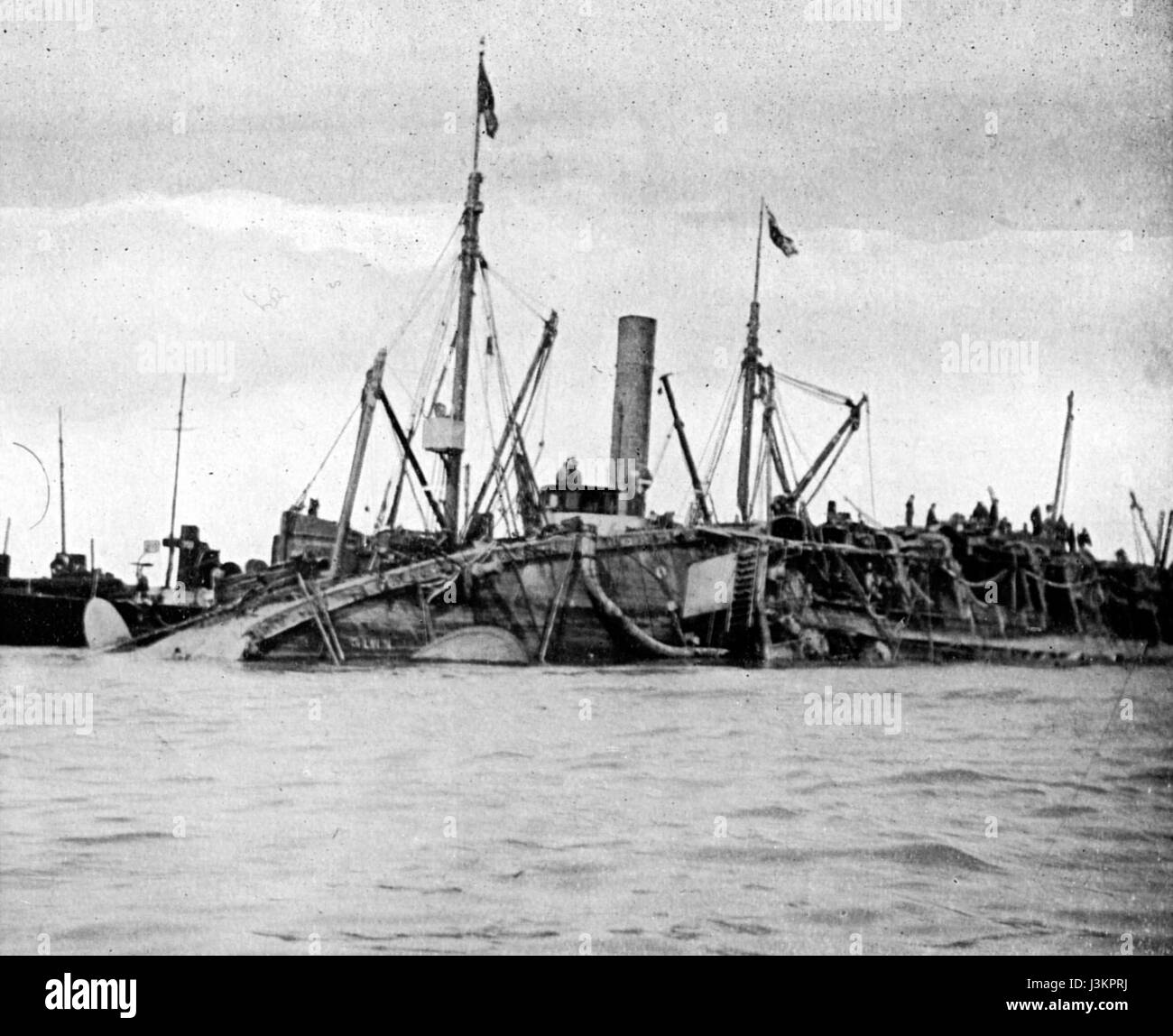 This refers to the raising of the HMS Gladiator in 1908, a British ...