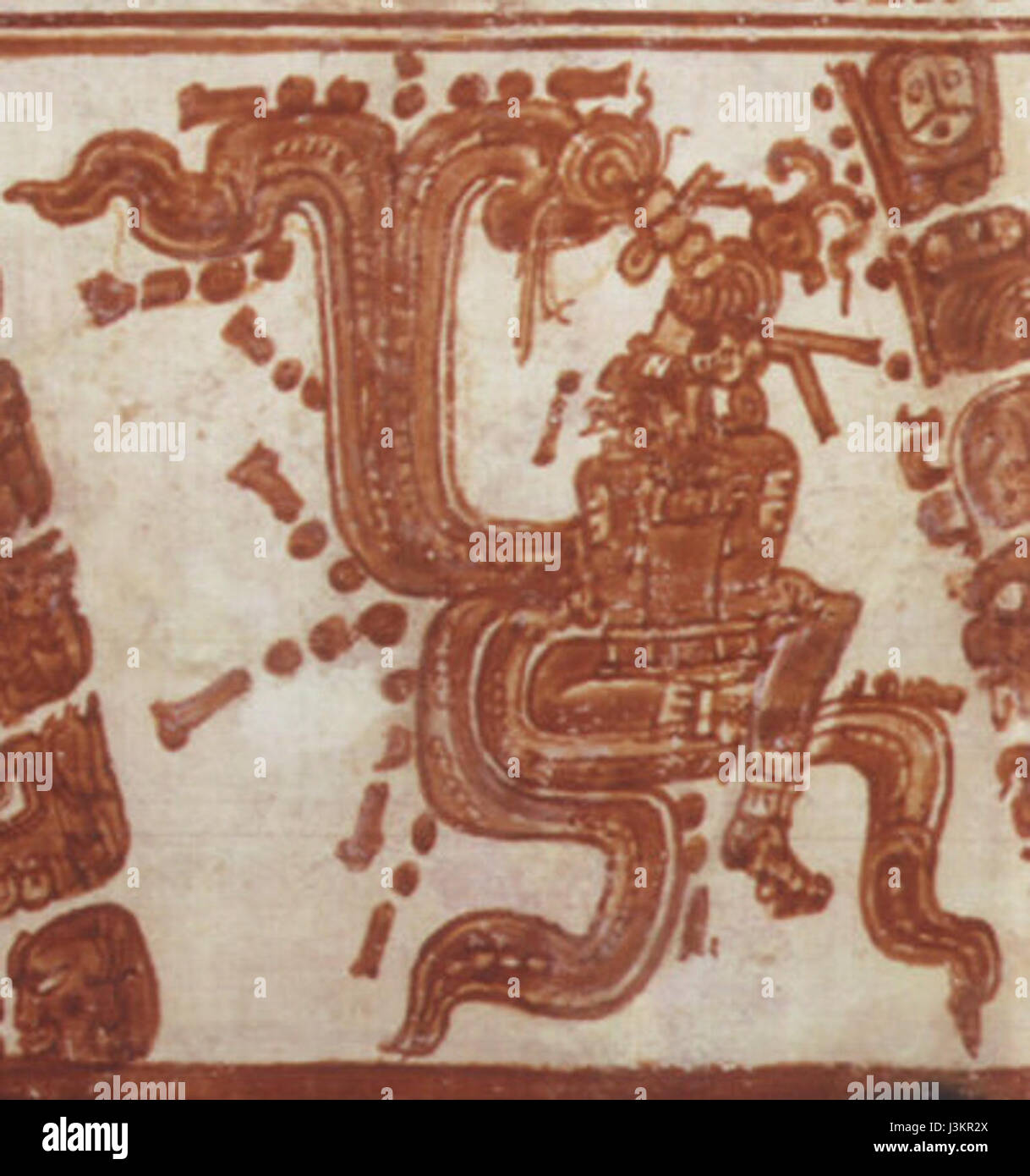 God G Kinich Ahau Stock Photo - Alamy