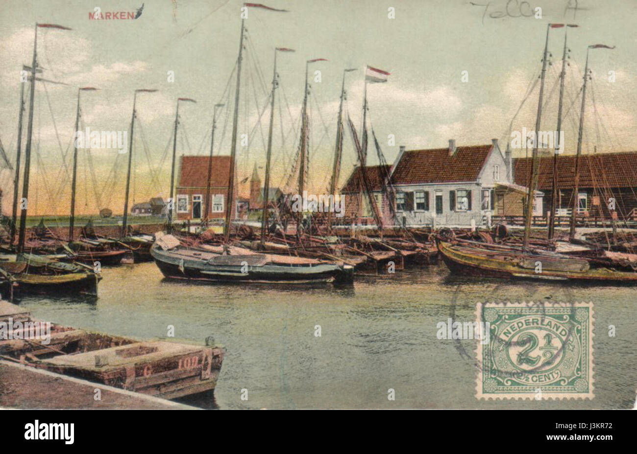 Haven Marken begin 20e eeuw Stock Photo - Alamy
