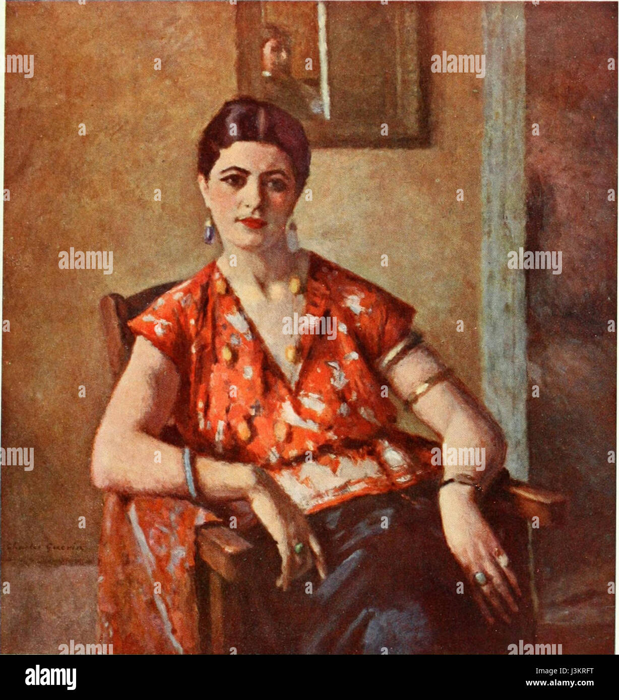 'La Dame aux Bracelets' is a painting by French artist Jules-Auguste ...