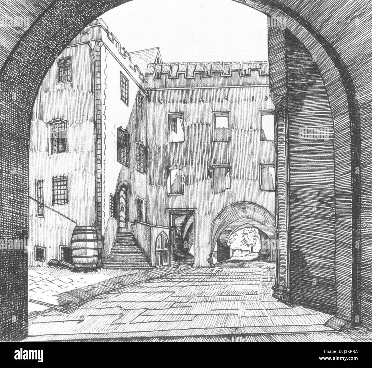 Hanau Stadtschloss, also known as Hanau Castle, located in Hanau ...