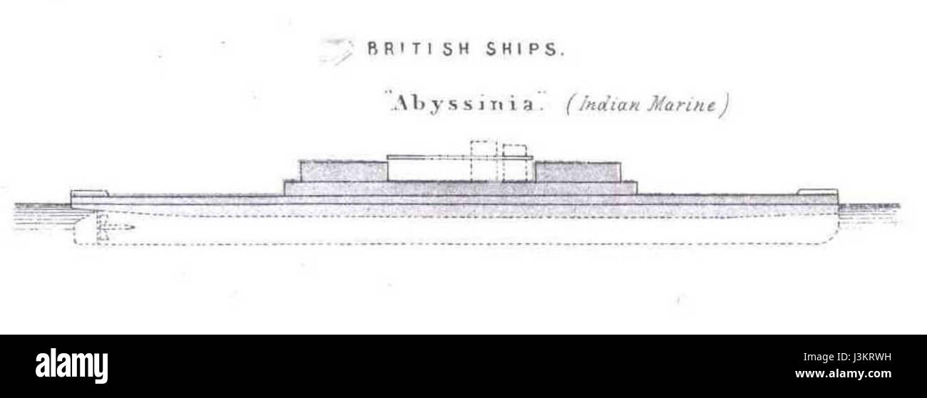 HMS Abyssinia (1870 Stock Photo - Alamy