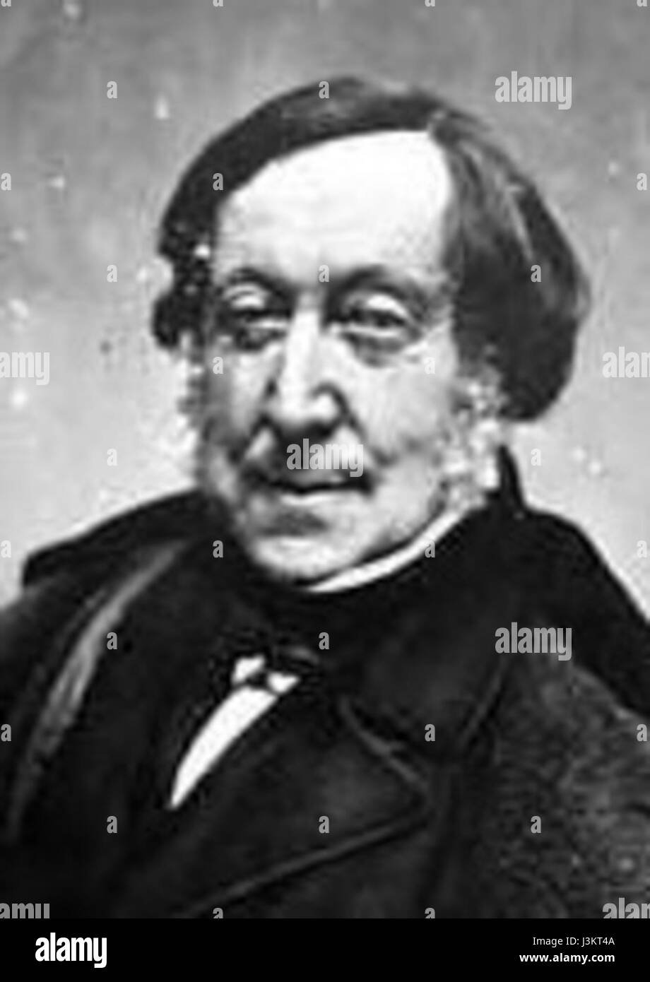 Photograph of gioacchino rossini hi-res stock photography and images ...