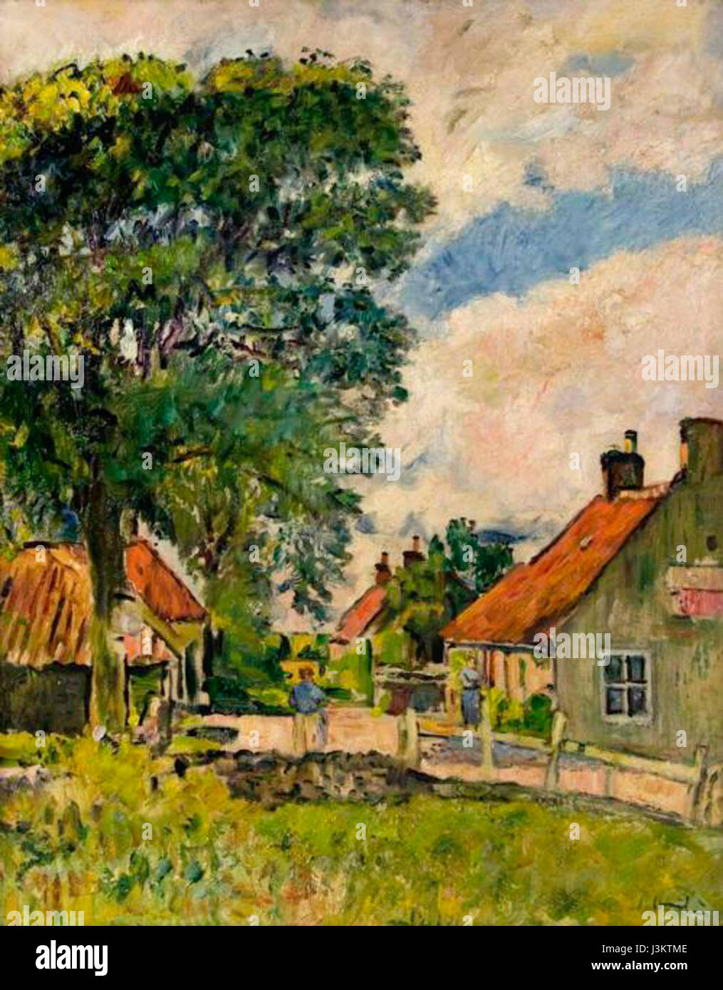 A photograph capturing Hunter Village in Fife, Scotland, showcasing its ...