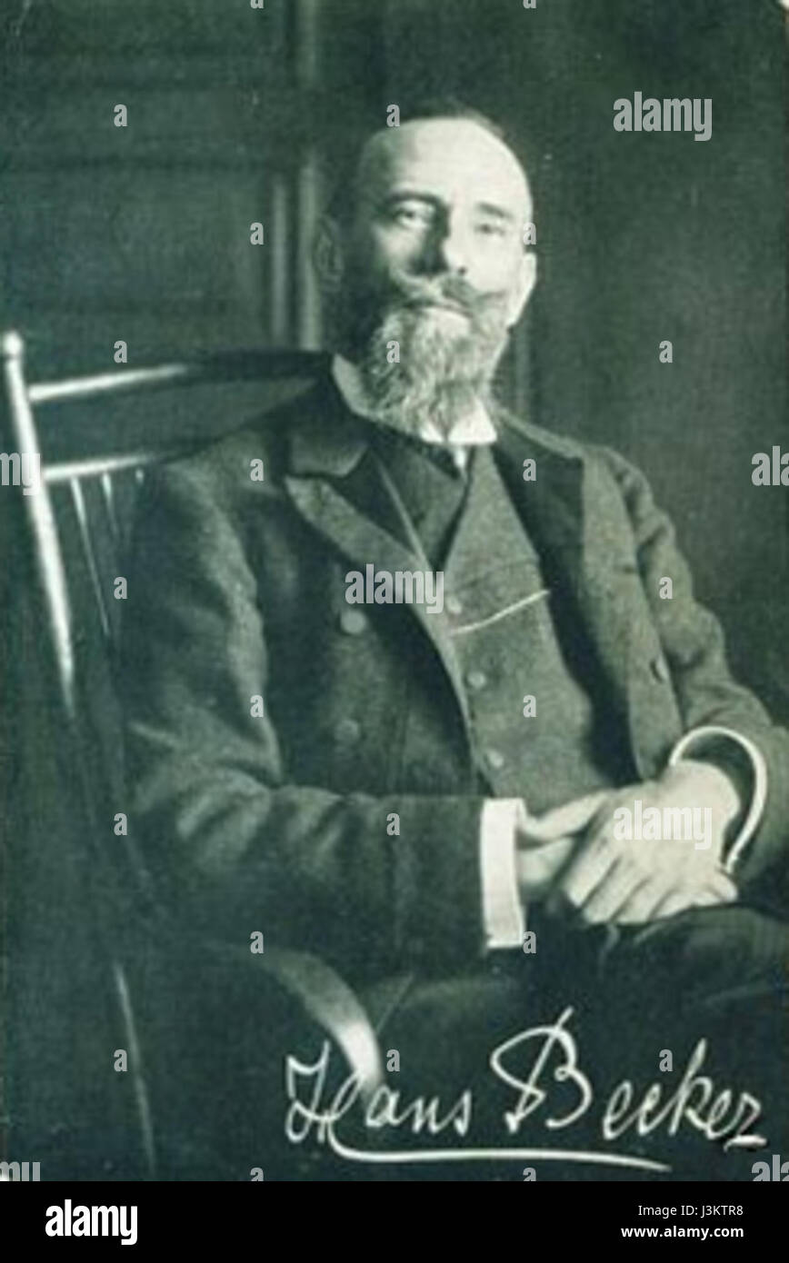 Hans Becker was a German artist and sculptor, known for his work in the ...