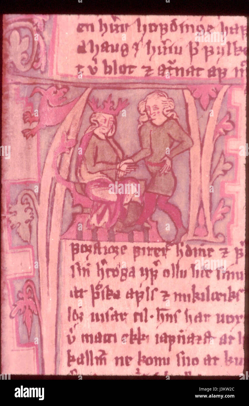 Harold Fairhair, featured in the Flateyjarbok manuscript, was the first ...