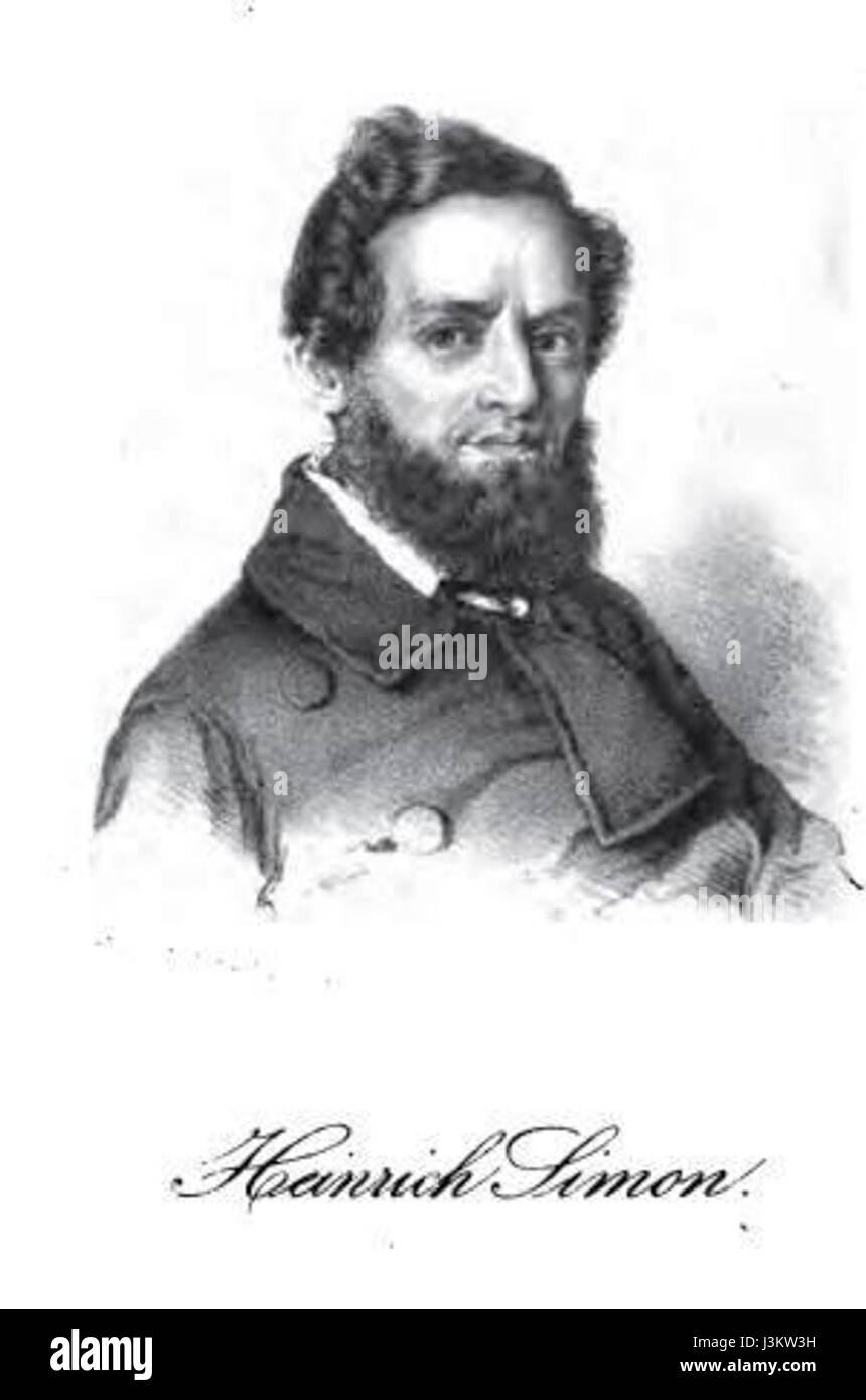 Heinrich Simon was a notable figure, recognized for his contributions ...