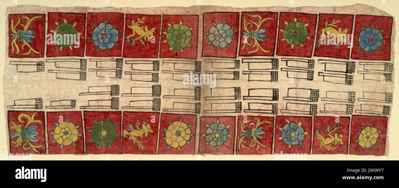 Historical mesoamerican manuscript hi-res stock photography and images ...