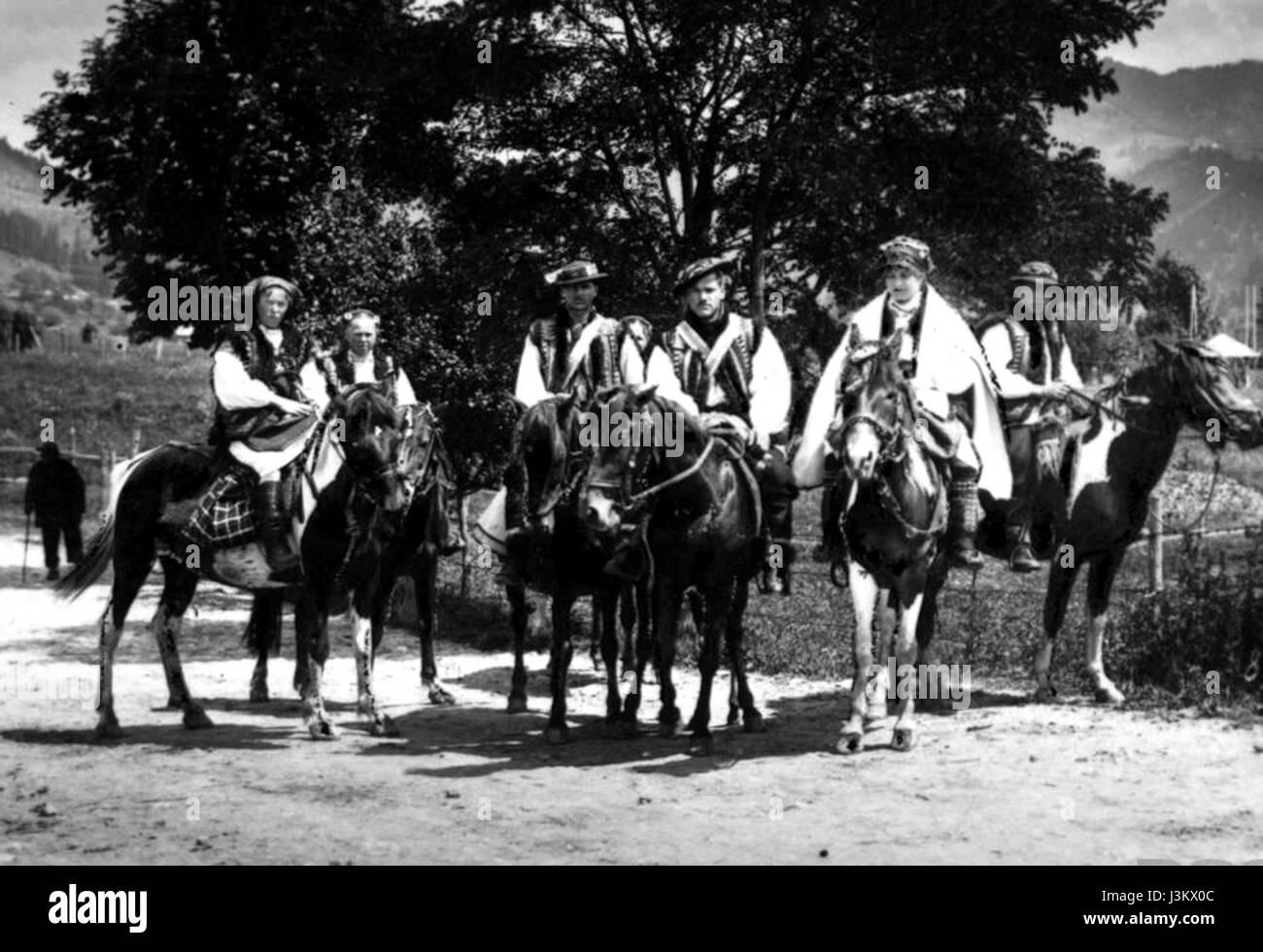 The Hutsuls are an ethnic group from the Carpathian Mountains, living ...