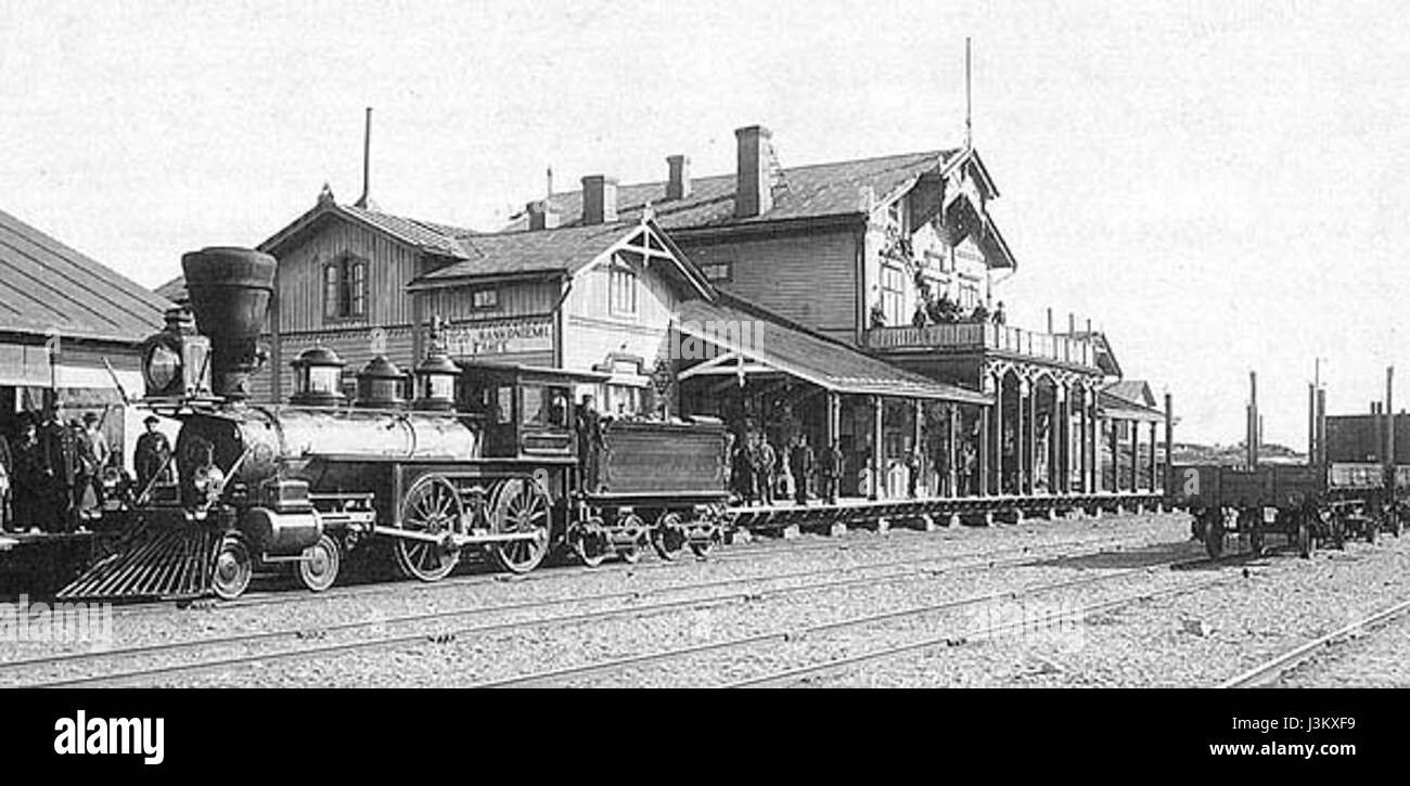 Hanko railway station, built in 1893, is a historic transport hub ...