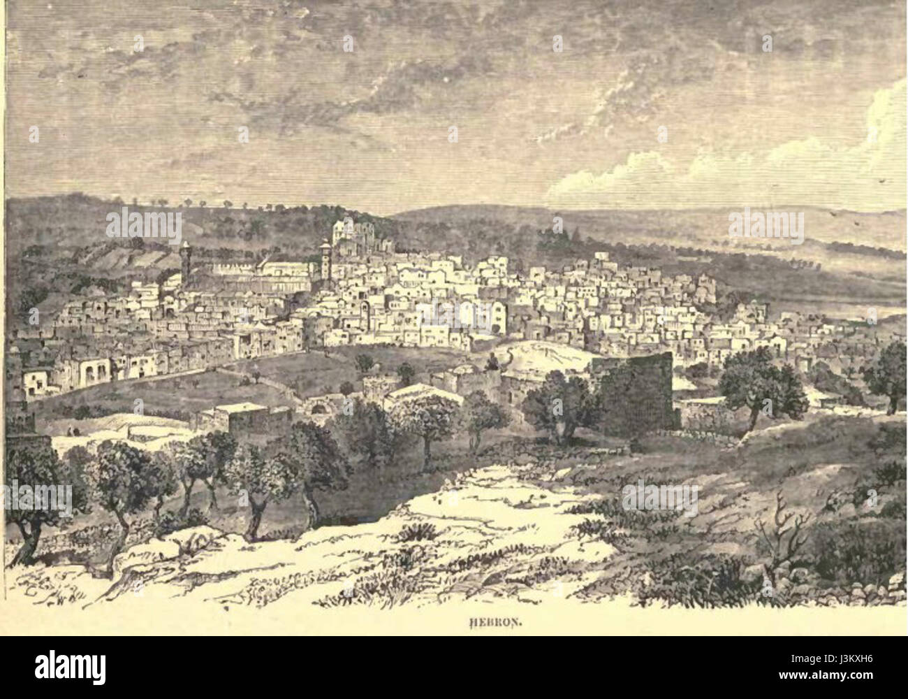 Hebron map hi-res stock photography and images - Alamy