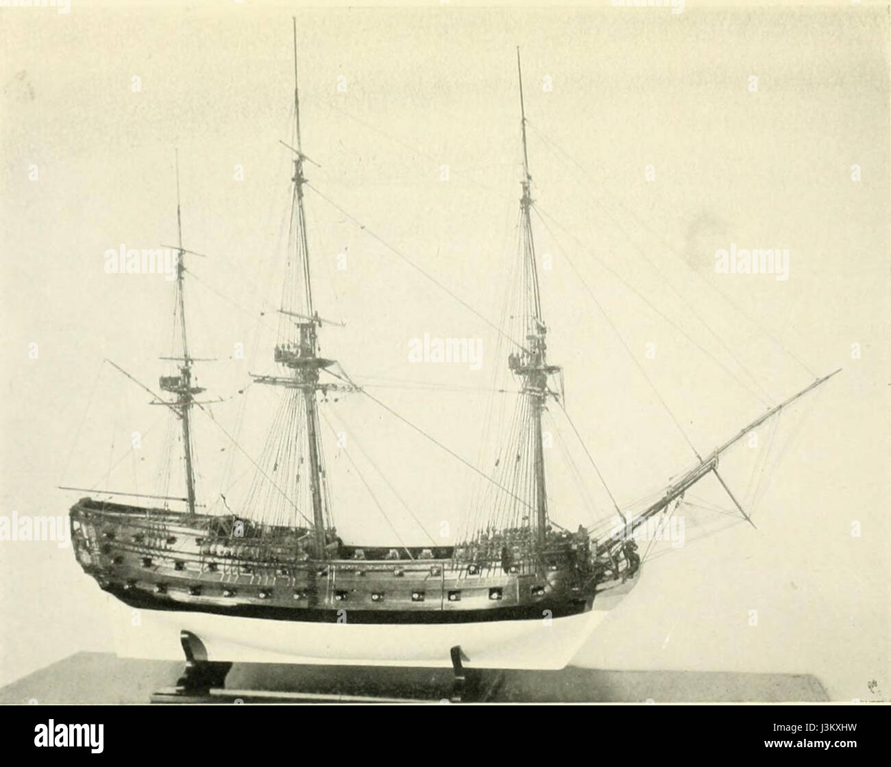 The HMS Centurion model represents a detailed replica of the Royal Navy ...