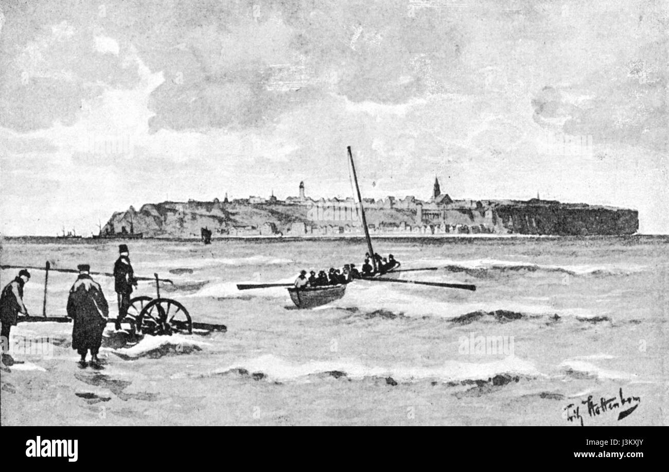 Map helgoland hi-res stock photography and images - Alamy