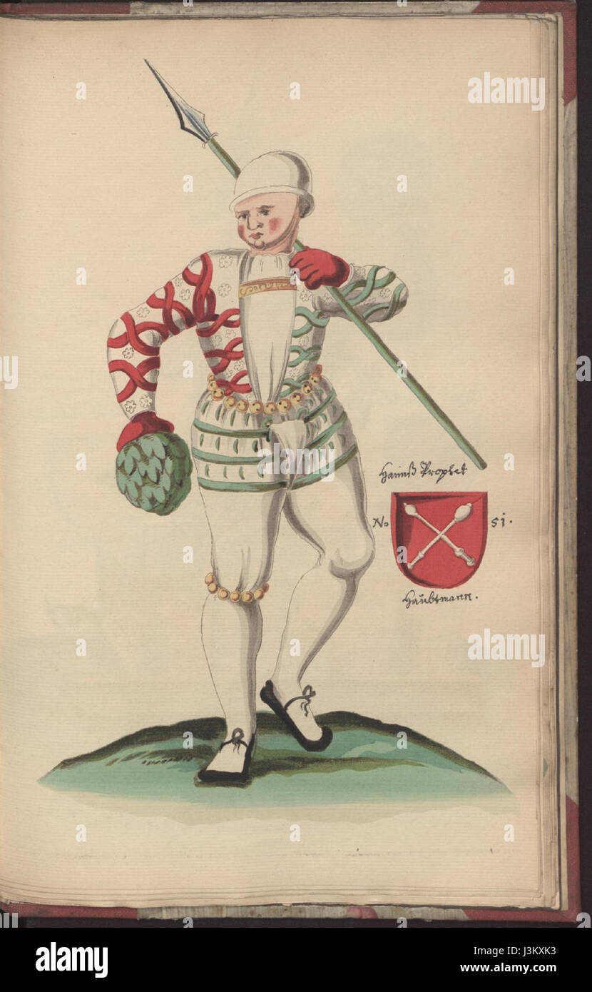 The Schembartbuch is a medieval manuscript from Hamburg, and this ...