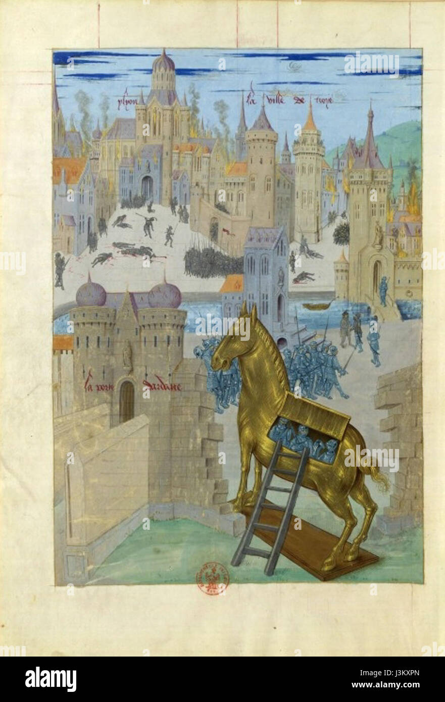 Trojan horse painting hi-res stock photography and images - Alamy