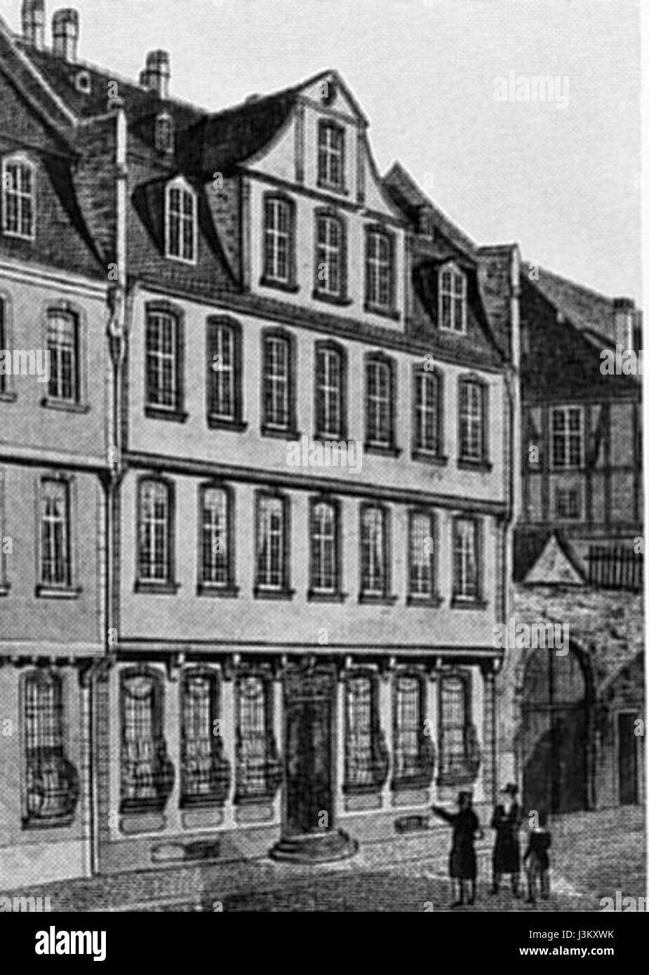Goethe's Geburtshaus, after its renovation in 1755, is the birthplace ...