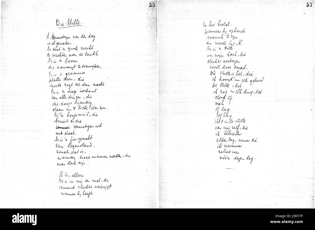 Stilte High Resolution Stock Photography and Images - Alamy