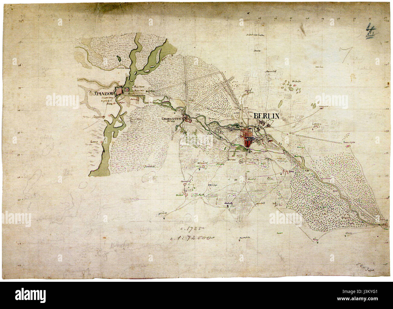 Handzeichnung Berlin 1733 is a drawing from the 18th century that ...