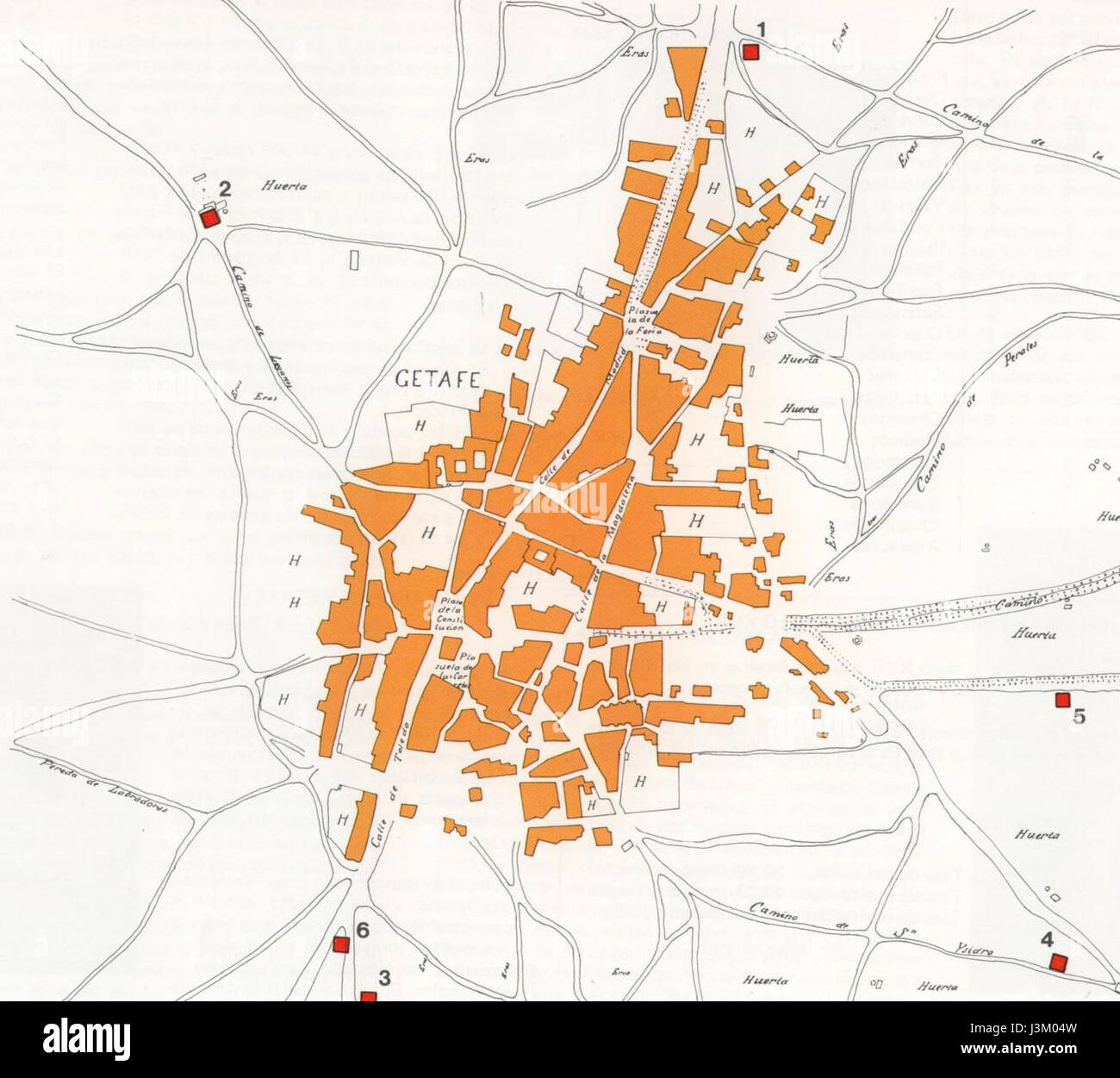 Map of getafe hi-res stock photography and images - Alamy