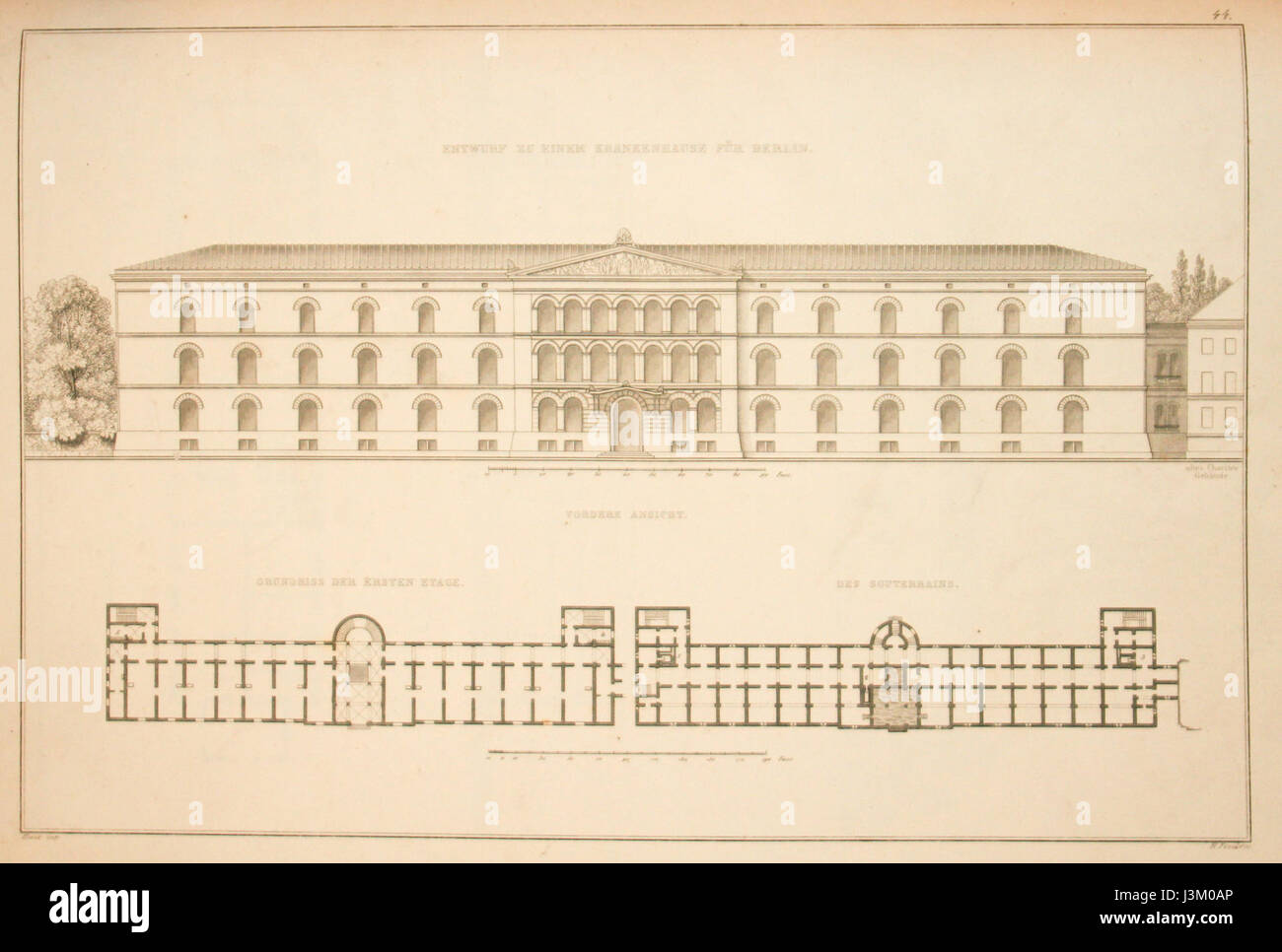 The 'Hesse Entwurf' is an architectural design proposal for a hospital ...