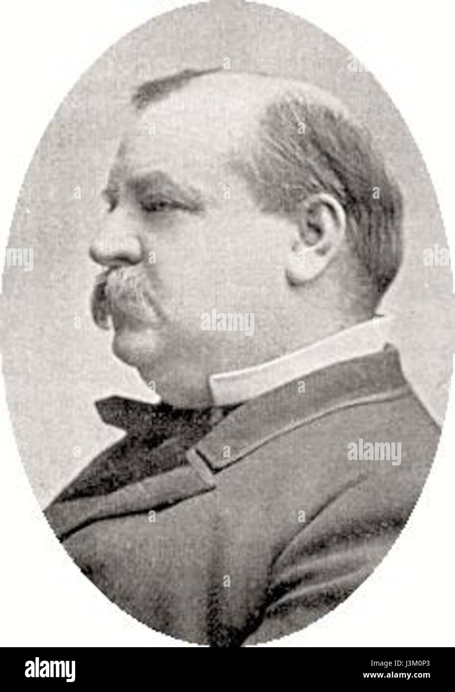 Grover Cleveland portrait Stock Photo - Alamy