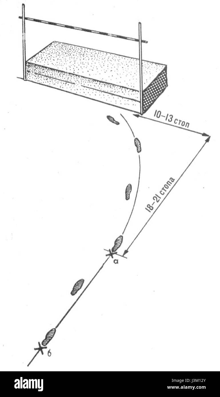 High Jump Track Diagram