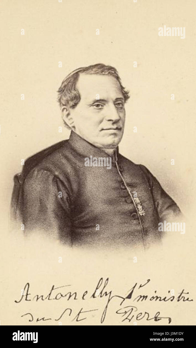Giacomo antonelli 1806 1876 hi-res stock photography and images - Alamy