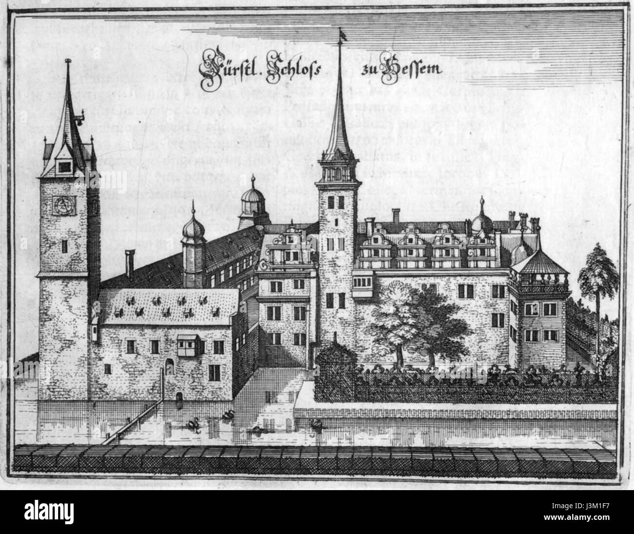 Hessem Schloss, depicted in Merianâ€™s works, is a historic castle ...