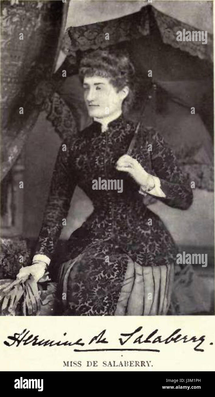 This portrait, taken by William Notman, depicts Hermine de Salaberry, a ...