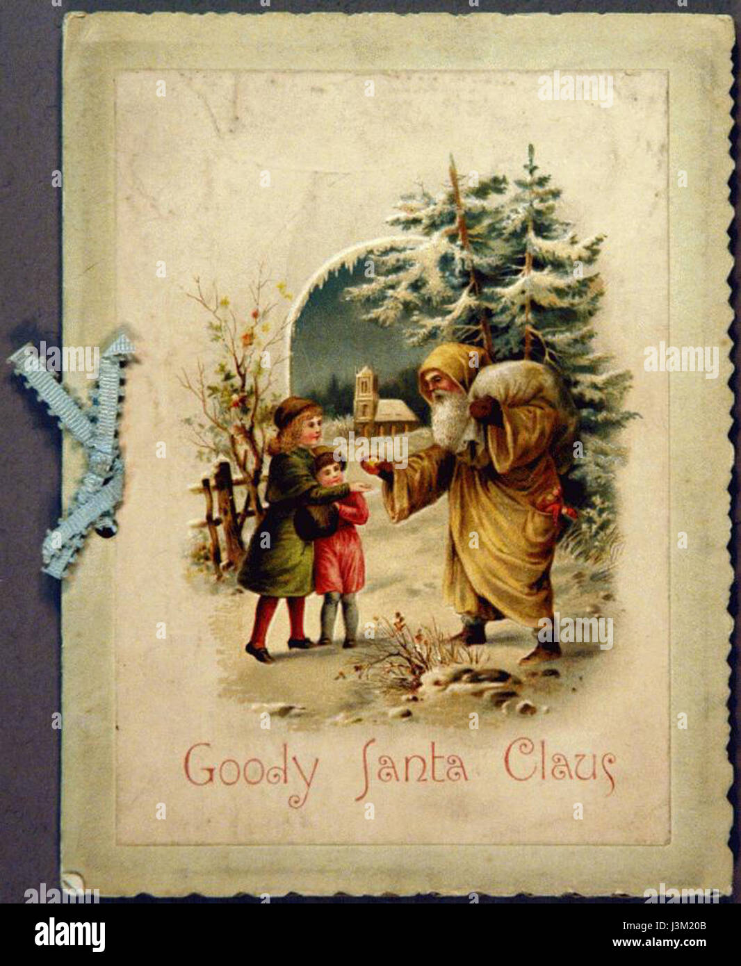 'Goody Santa Claus' is an illustration from 1889 that reflects the ...
