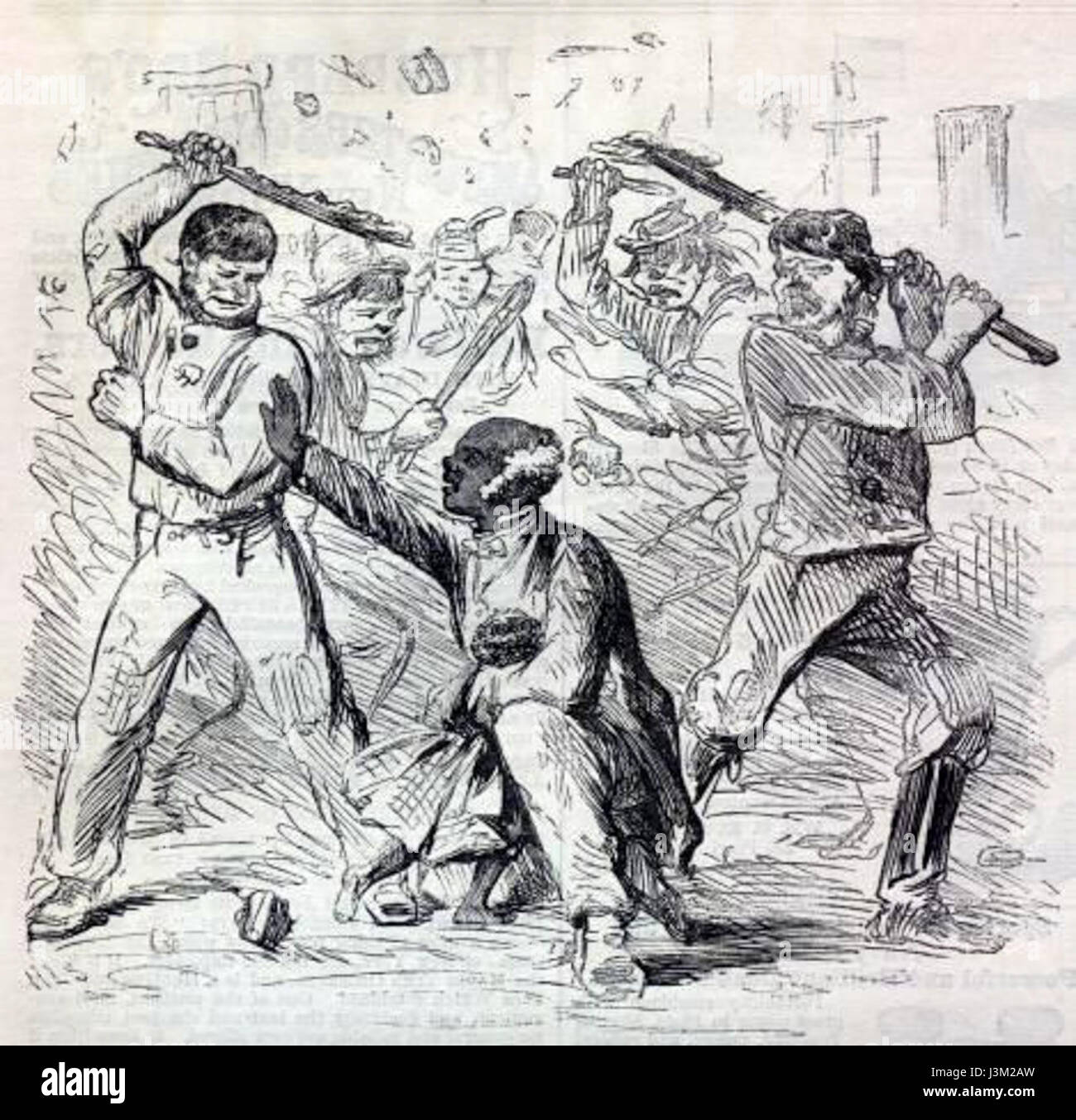 This 1863 political cartoon from Harper's Weekly depicts the ...