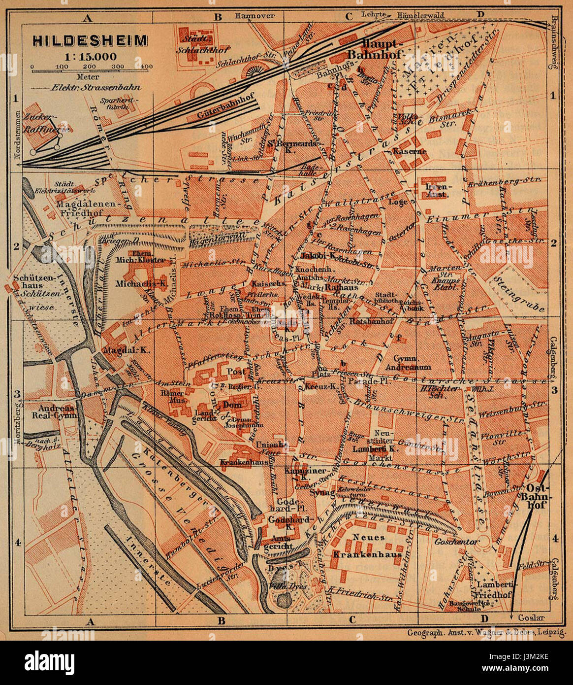 Hildesheim map hi-res stock photography and images - Alamy