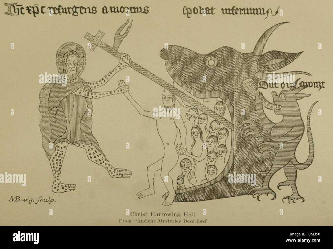 Harrowing of Hell Stock Photo - Alamy