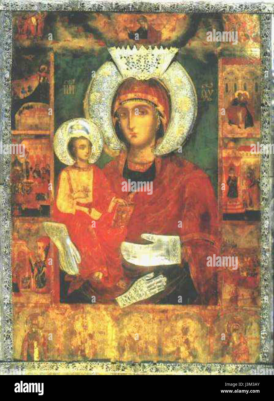 The 'Gottesmutter Ikone' is an icon of the Mother of God, housed in the ...