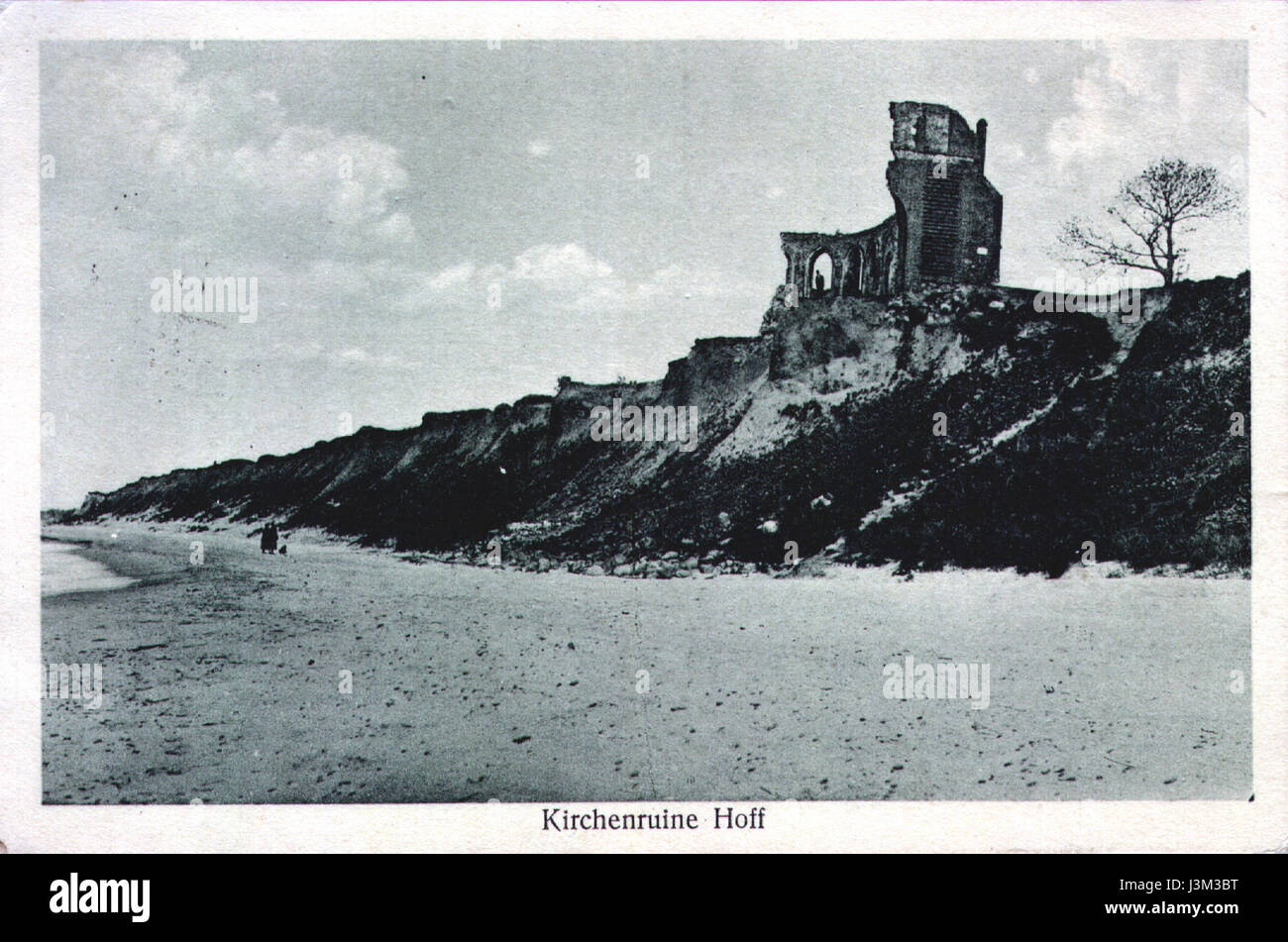 This image, titled 'Hoff 193x 08 15 Kirchenruine', shows the ruins of a ...