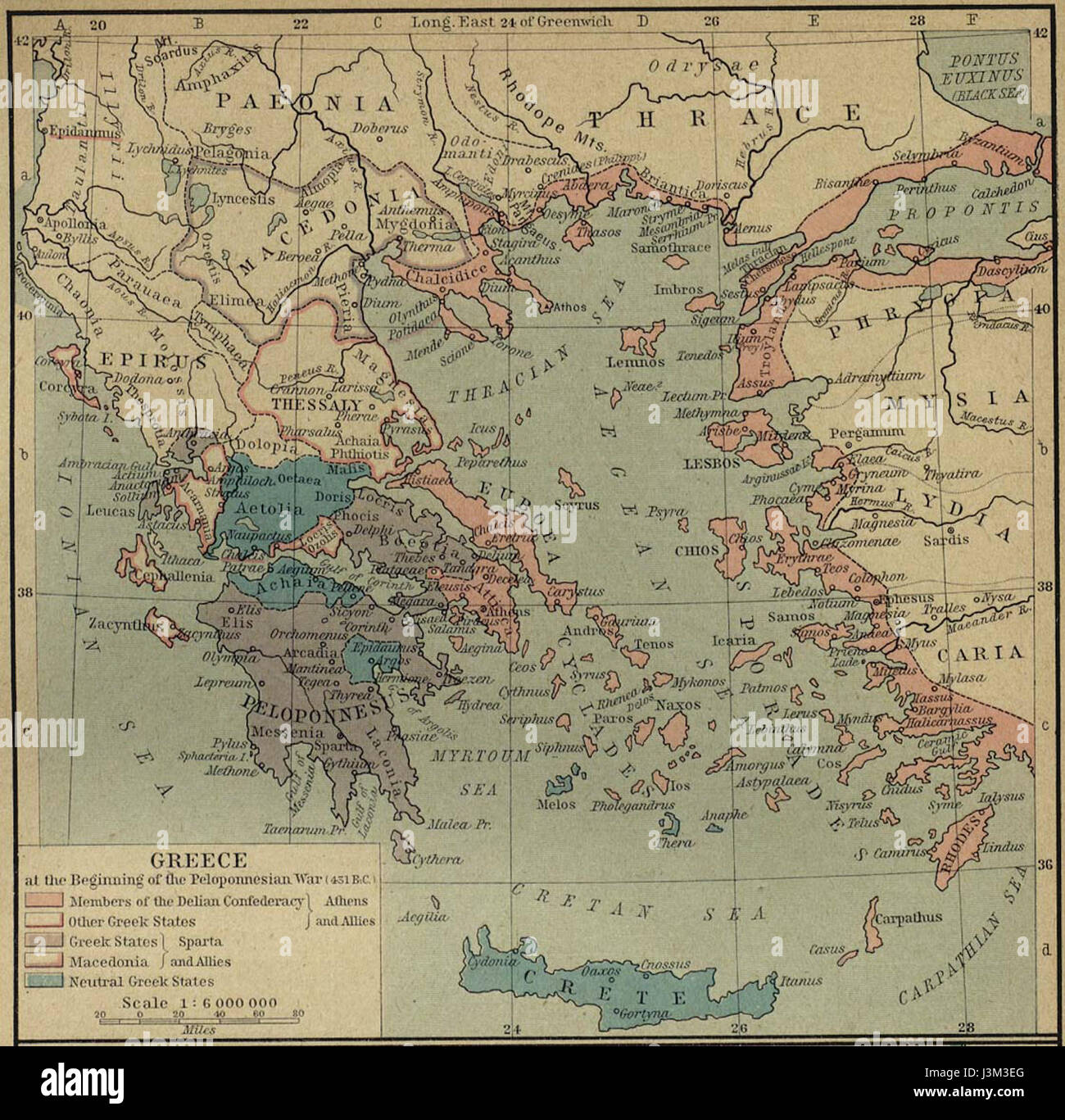 Hellas map hi-res stock photography and images - Alamy