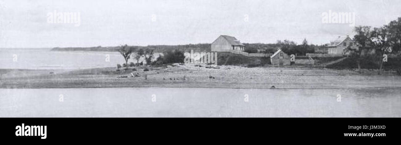 The Hudson Bay Company Post at Metabetchouan River in 1910 was a vital ...
