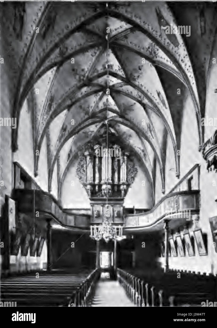 This image shows the interior of the St. Christina church in Herzebrock ...
