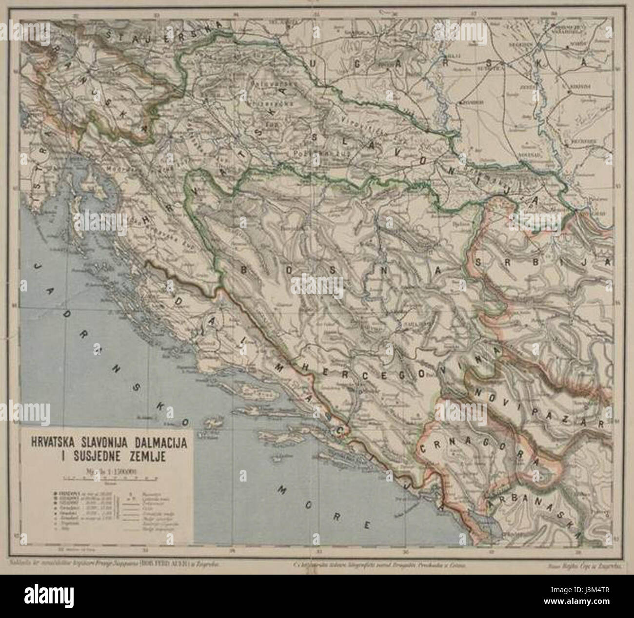 Hrvatska Slavonija Dalmacija Stock Photo - Alamy