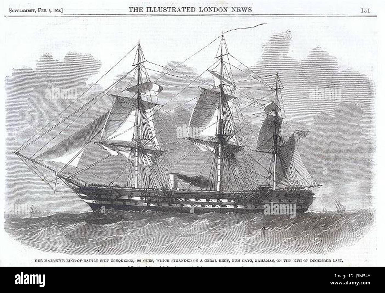 HMS Conqueror (1861) was a British ironclad warship that played a role ...