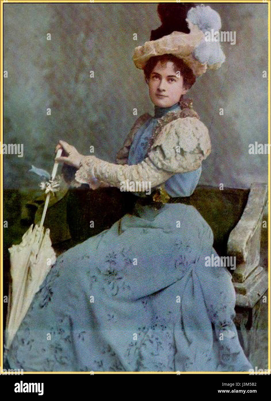 Grace Palotta 1890's Stock Photo - Alamy