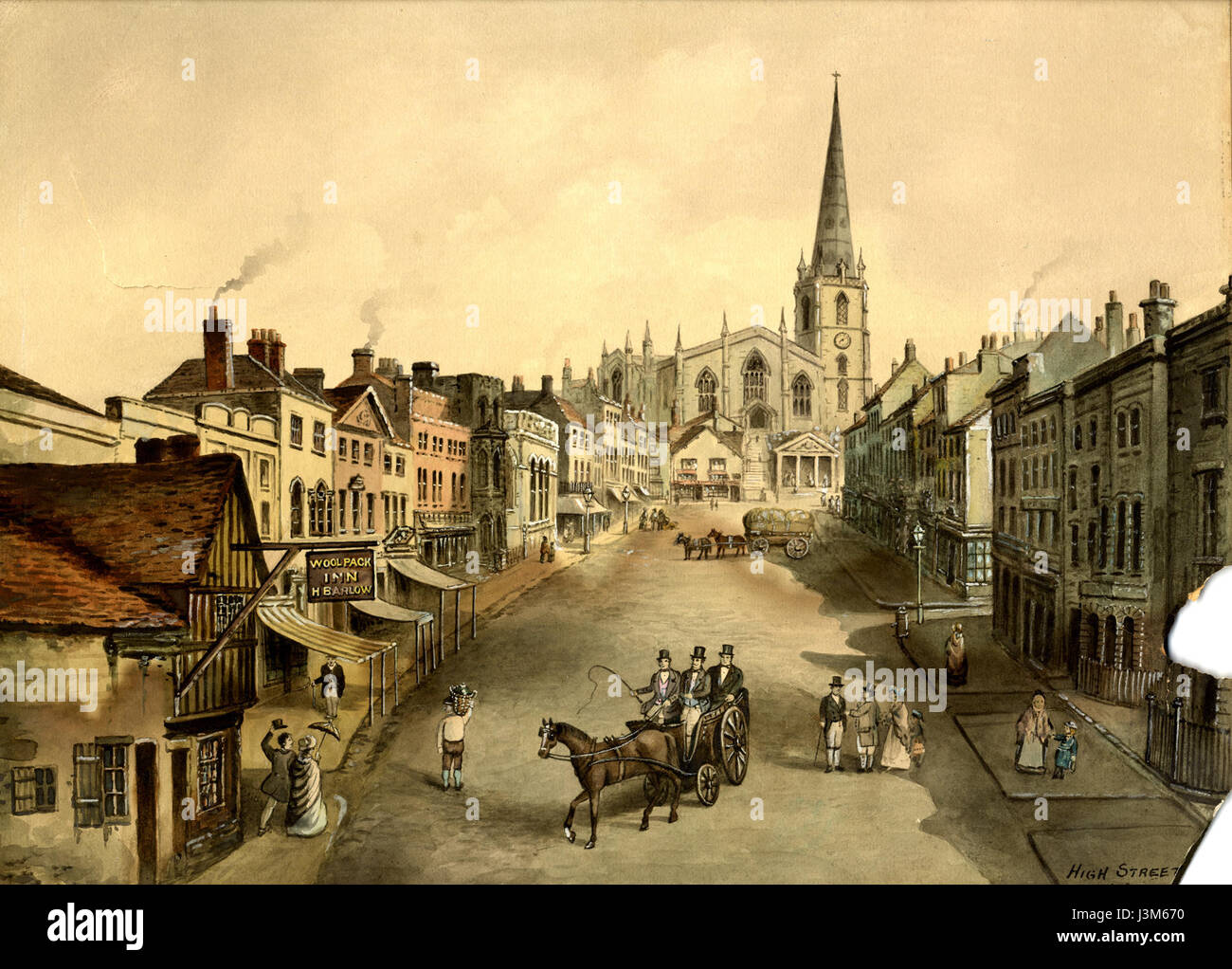 High Street, Walsall Stock Photo - Alamy