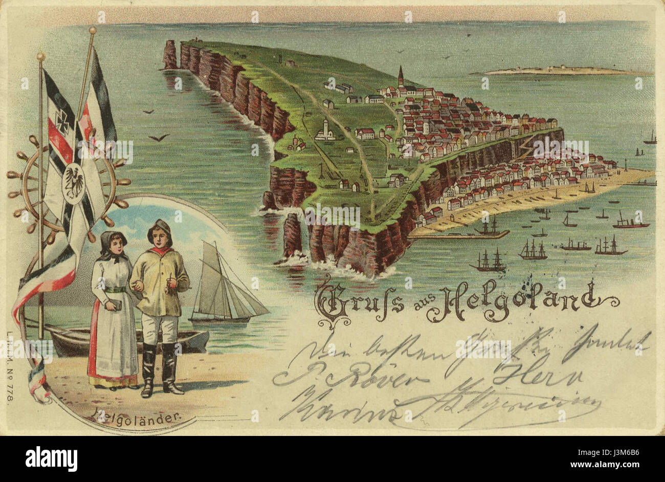 Map helgoland hi-res stock photography and images - Alamy