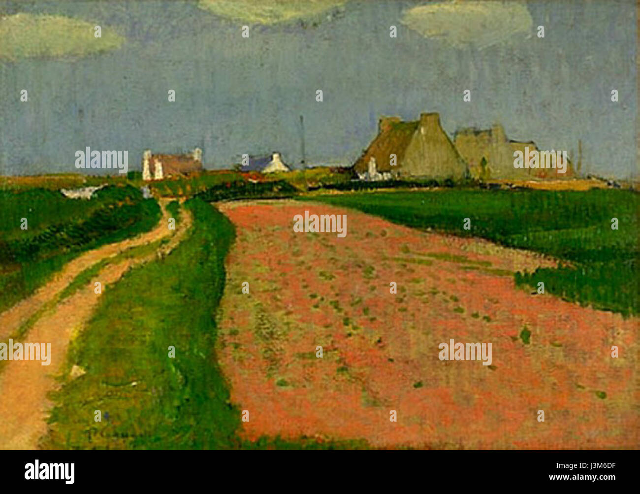 'Paysage de Bretagne' is a painting by French artist Henry Moret ...