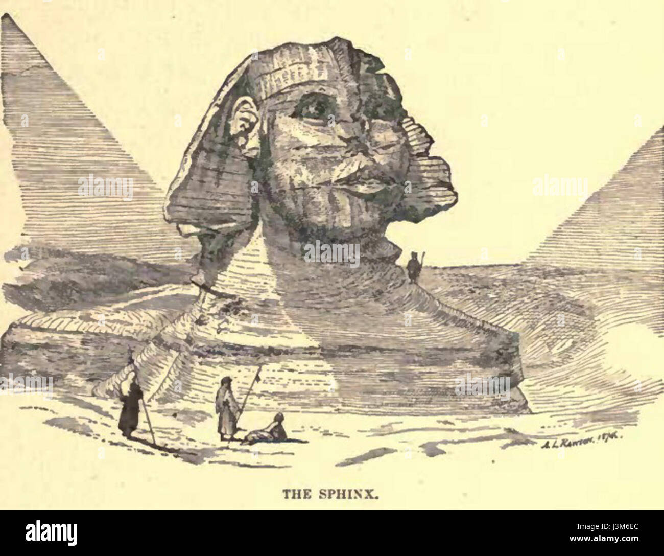 This 1886 image of the Sphinx at Giza provides a historical perspective ...