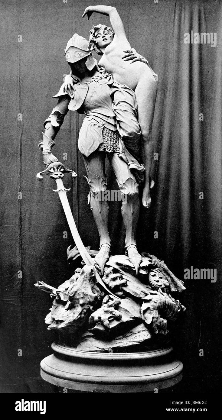 Henry Fehr Saint Georges et la Demoiselle Stock Photo - Alamy
