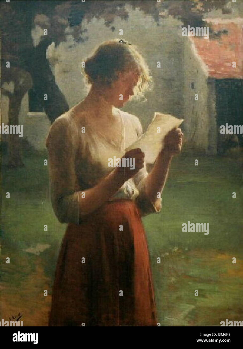 Painting french women reading hi-res stock photography and images - Alamy