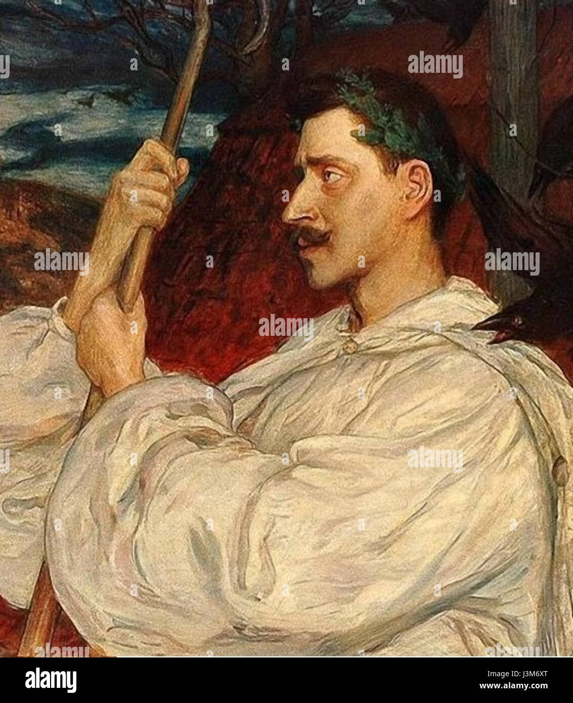 Hanna Pauli Verner von Heidenstam or Hans Alienus 1896 detail Stock ...